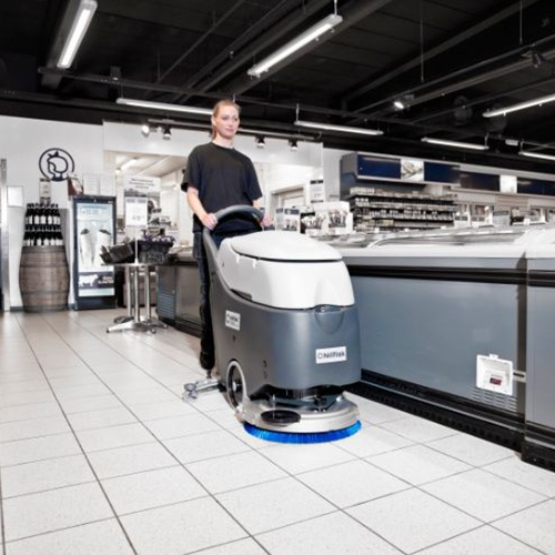 Nilfisk SC450 Walk-Behind Scrubber Dryer